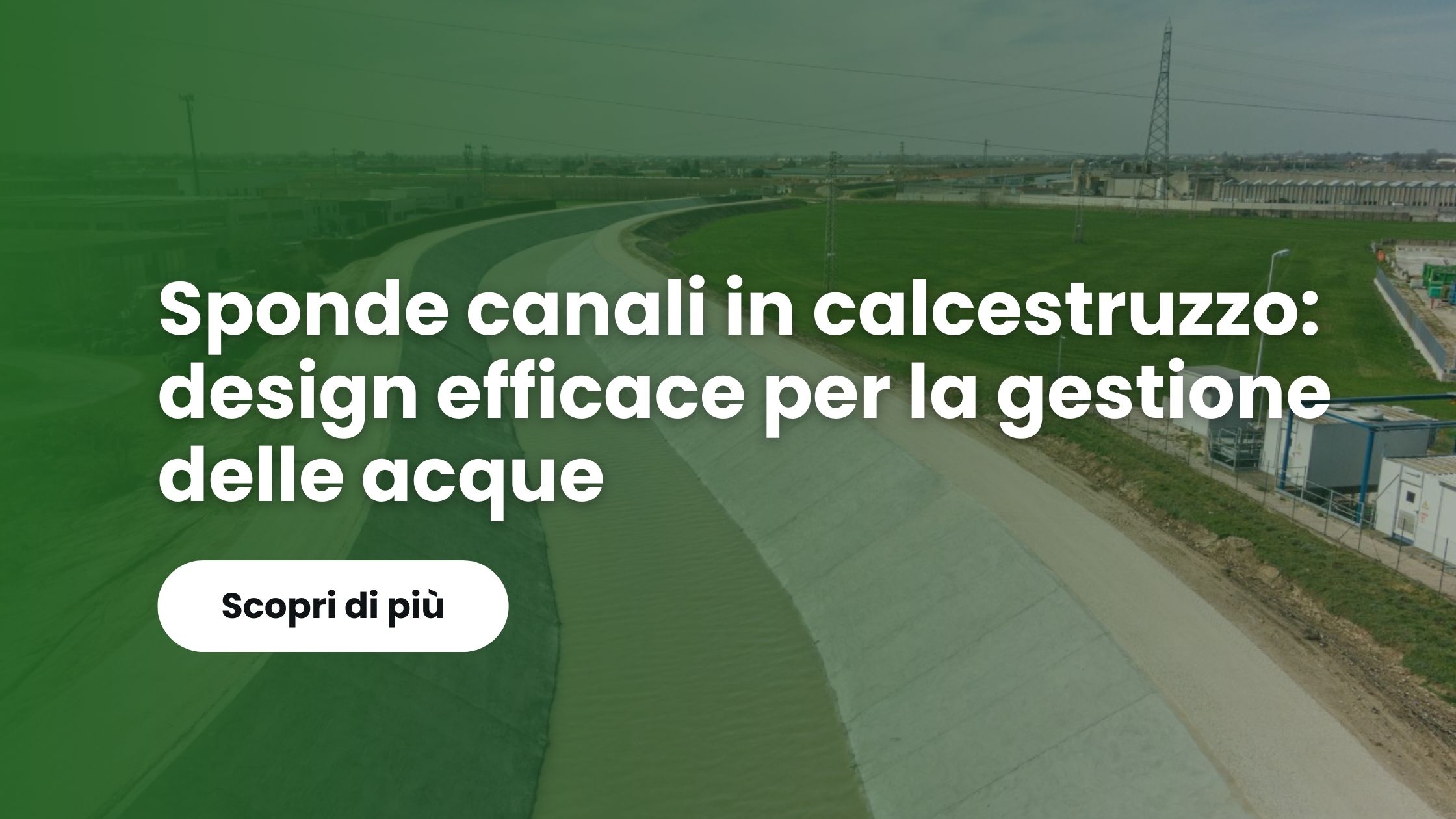 Sponde canali in calcestruzzo